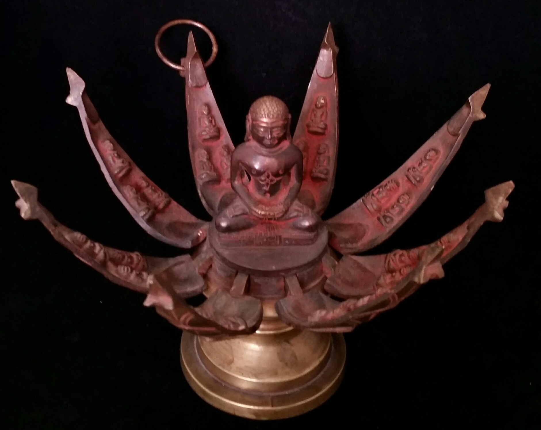 Jain Lotus Mandala | Bronzes of India – A personal collection