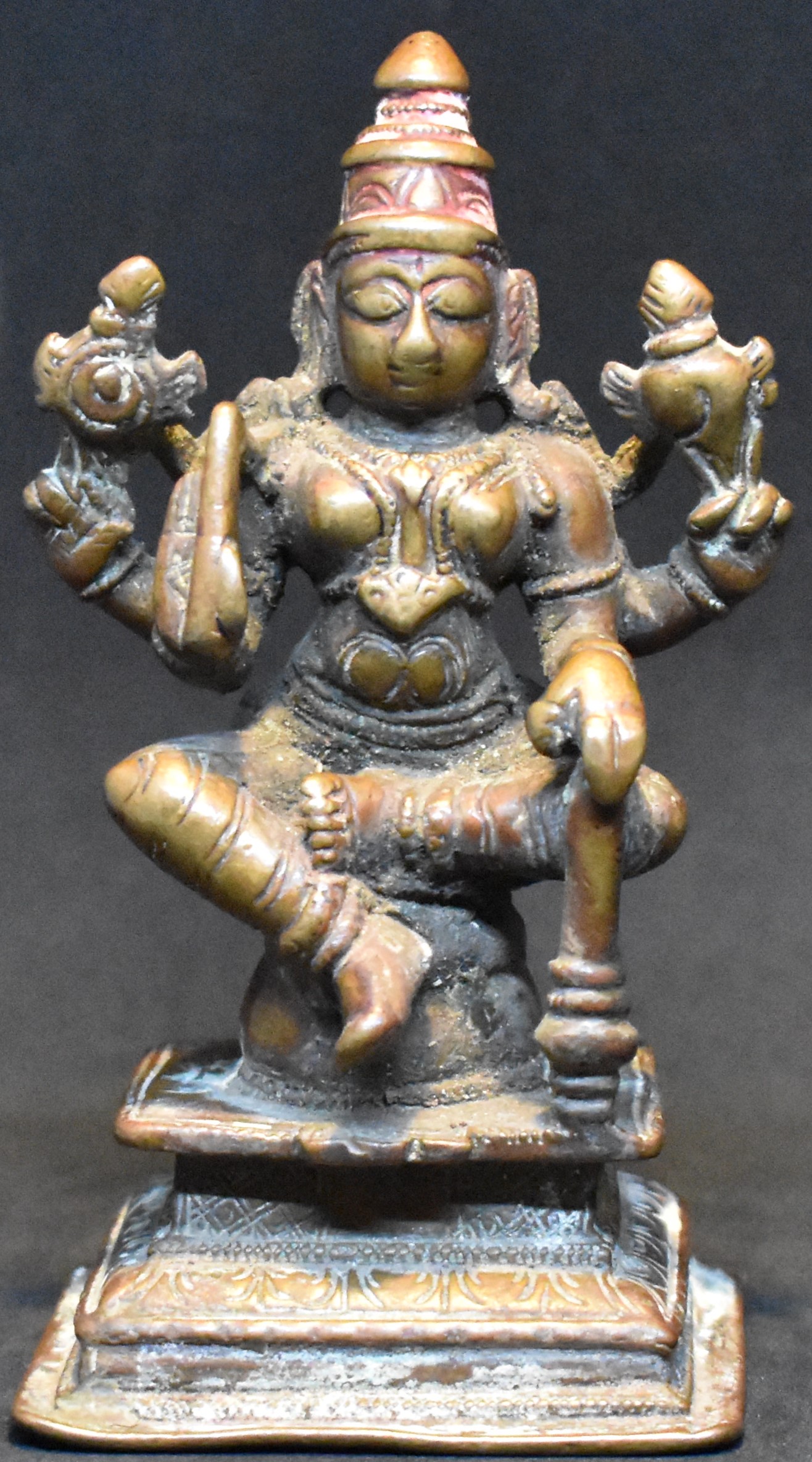 Vaishnavi Durga Simhavahini | Bronzes of India – A personal collection