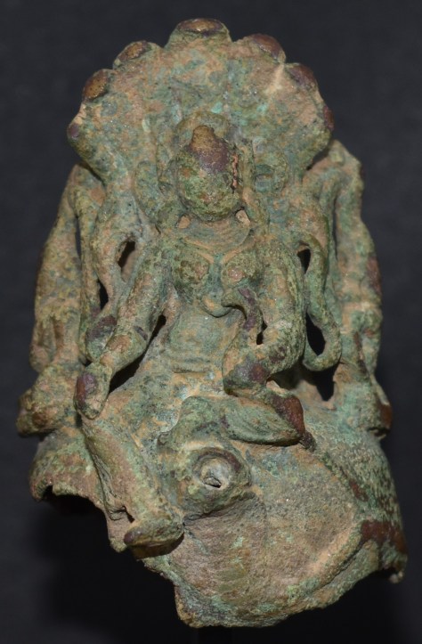Manasa – Part of a sacred pot | Bronzes of India – A personal collection